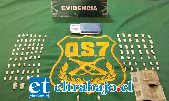 Los papelillos de pasta base de cocaína fueron incautados por efectivos ...